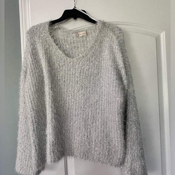 Altar'd State | Sweaters | Altard State Silver Sweater | Poshmark